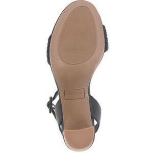 SUN STONE | Shoes | Sun Stone Womens Black 2 Platform Stefani Toe Block ...